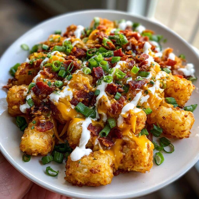 Loaded Tater Tots in 30 Minutes – So Cheesy!