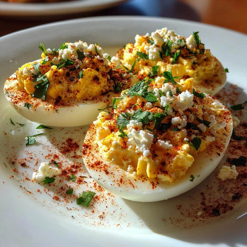 Mexican Street Corn Deviled Eggs Your Guests Will Obsess Over