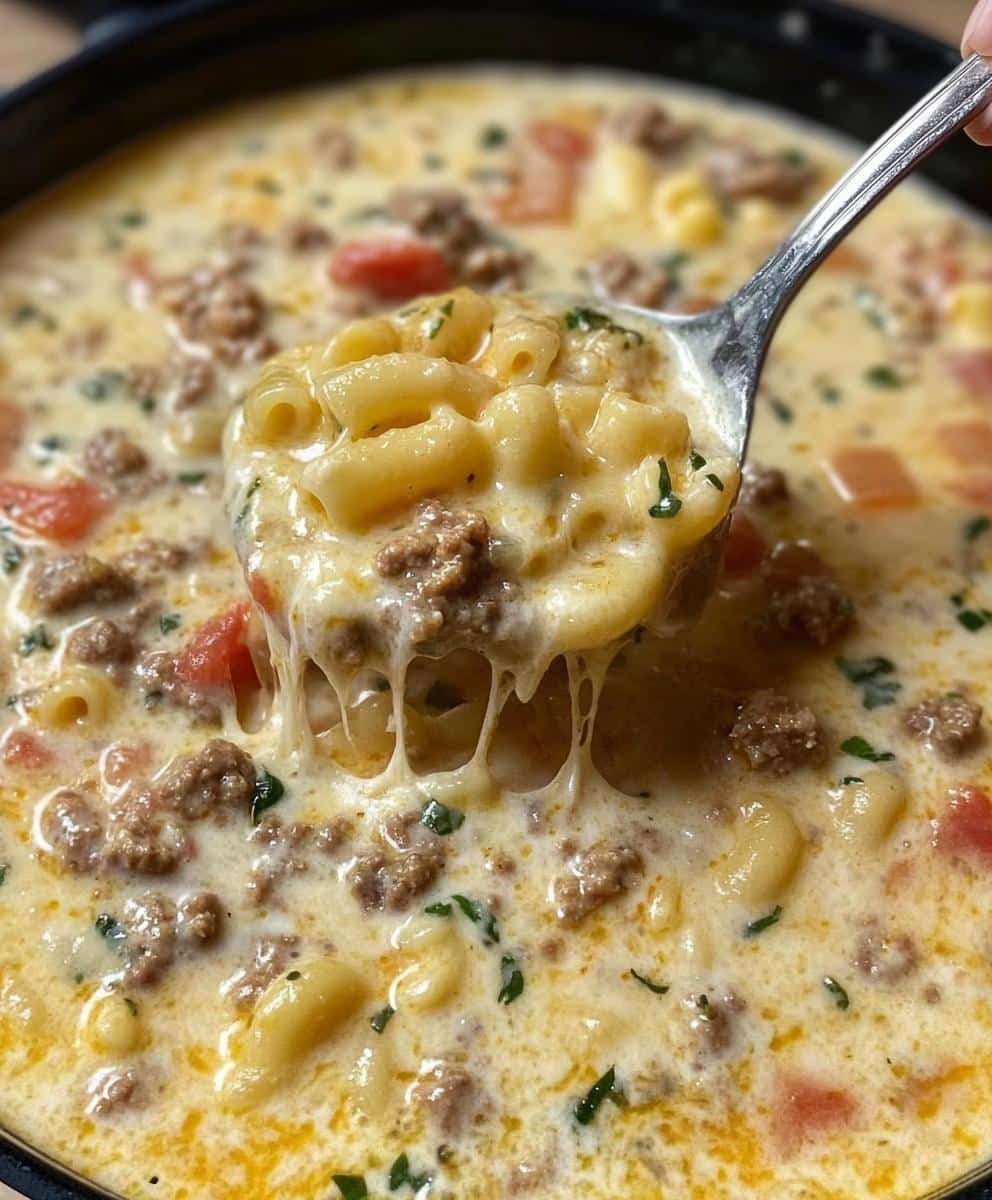 Creamy White Lasagna Soup Recipe